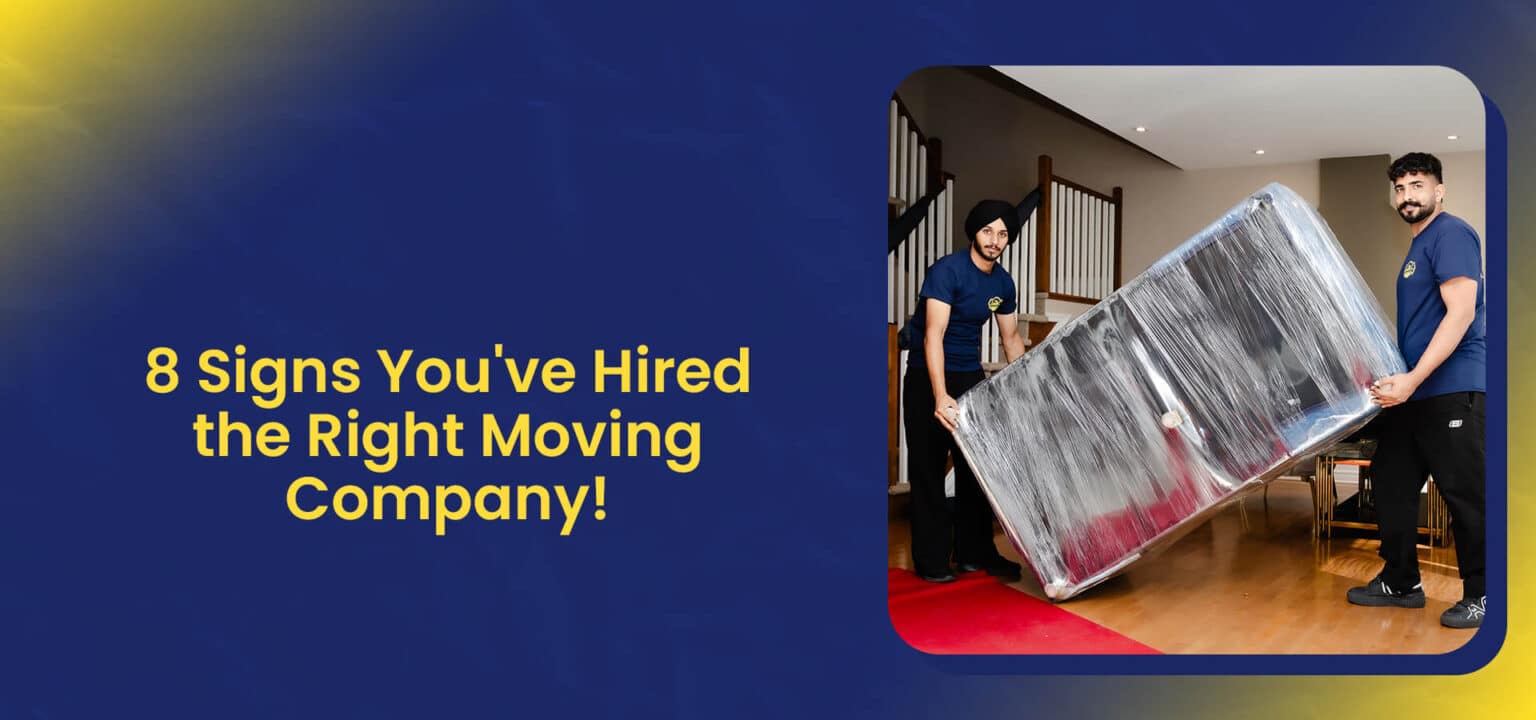 8 Signs You've Hired the Right Moving Company